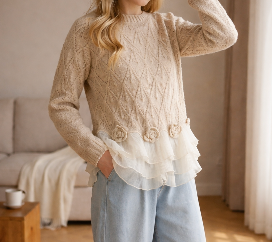 Taylor - Ruffle Cardigan™ – Ellis and Porter