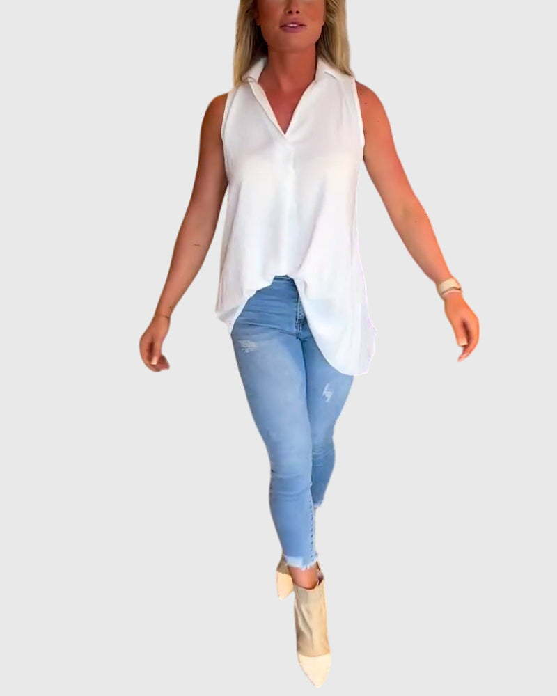 Lina™ | Sleeveless Top – Ellis and Porter