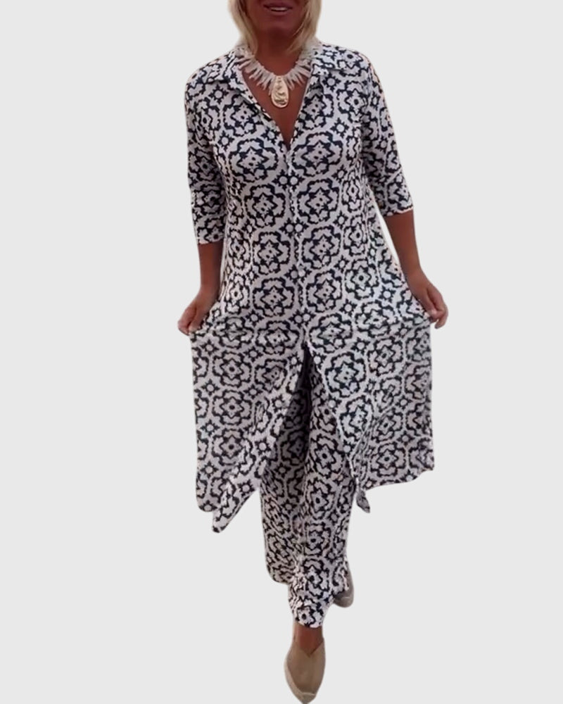 Gabriella™ | Elegant Vintage Two-Piece Set – Ellis and Porter