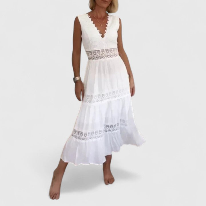 Alena | Elegant Midi Dress – Ellis and Porter