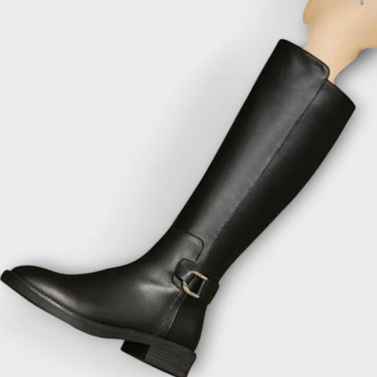 Mira - Leather Knee High Boots – Ellis and Porter